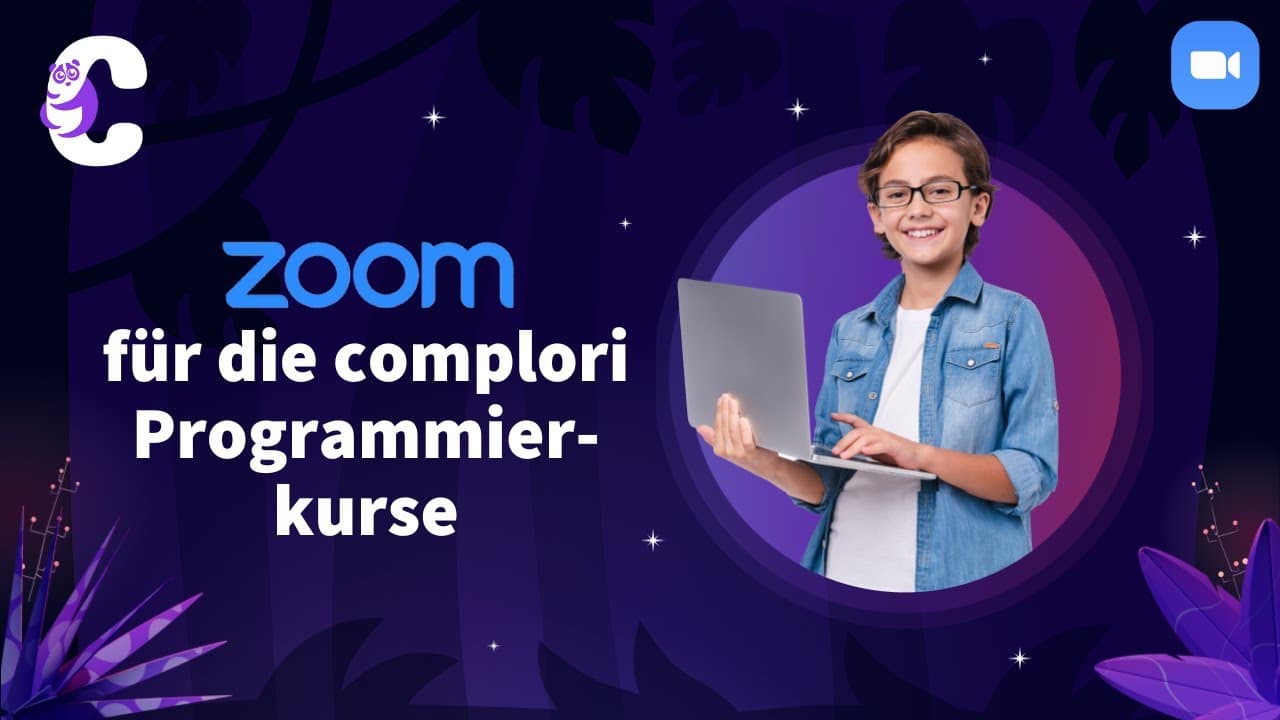 So bedienst du Zoom in den Complori Programmierkursen